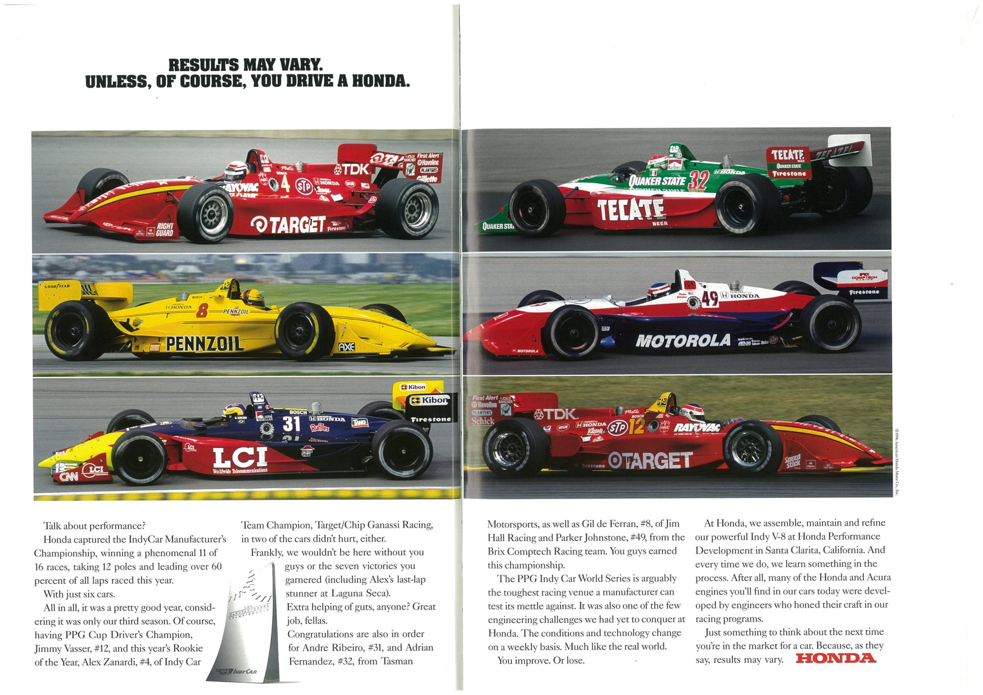 INDY CAR – Engine Design